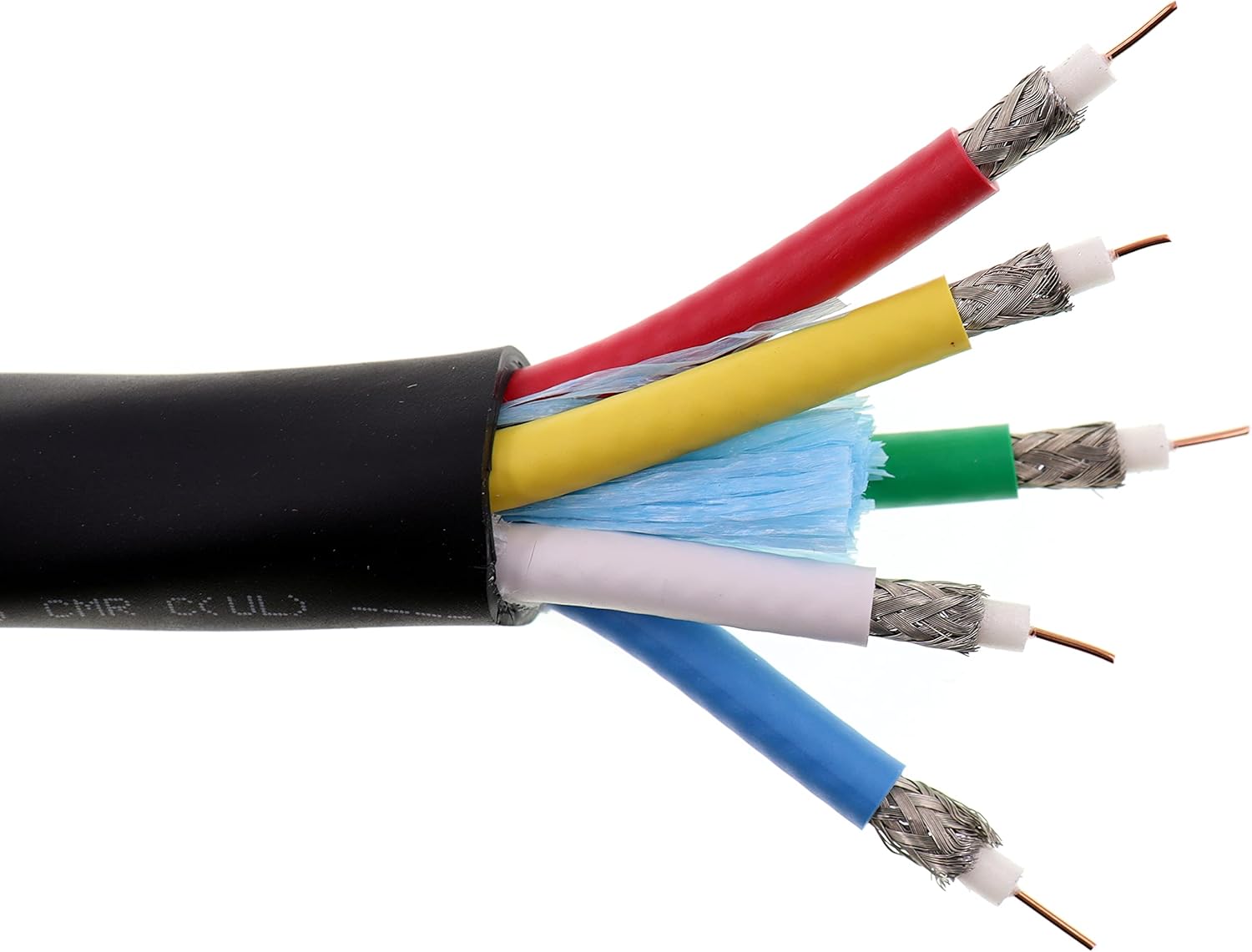 Amazon.com: Belden 7796A Digital Coax Snake Cable, RG-5, 5-Coax, 20AWG ...