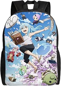 Amazon.com: FITLIFELINE Anime Reincarnated as a Slime Rimuru Backpack ...
