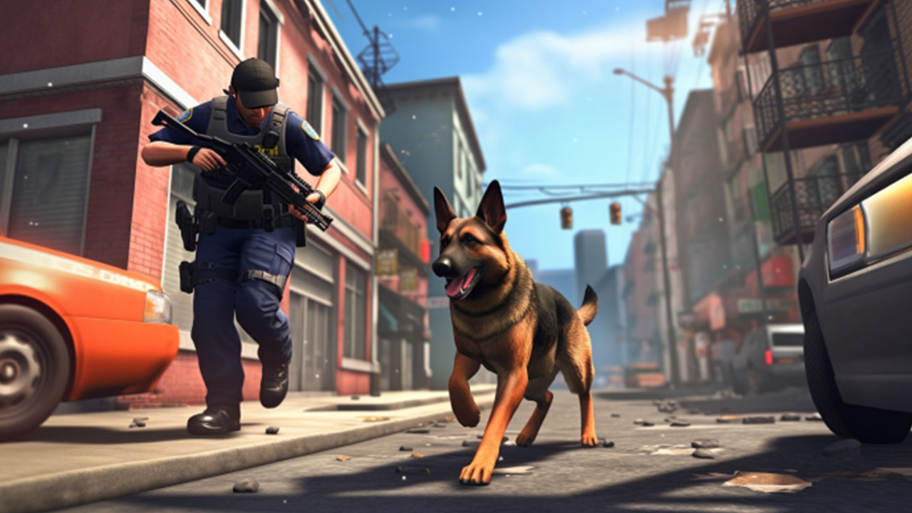 Police Dog City Crime Chase Gangster Escape survival 3D Game - App on ...