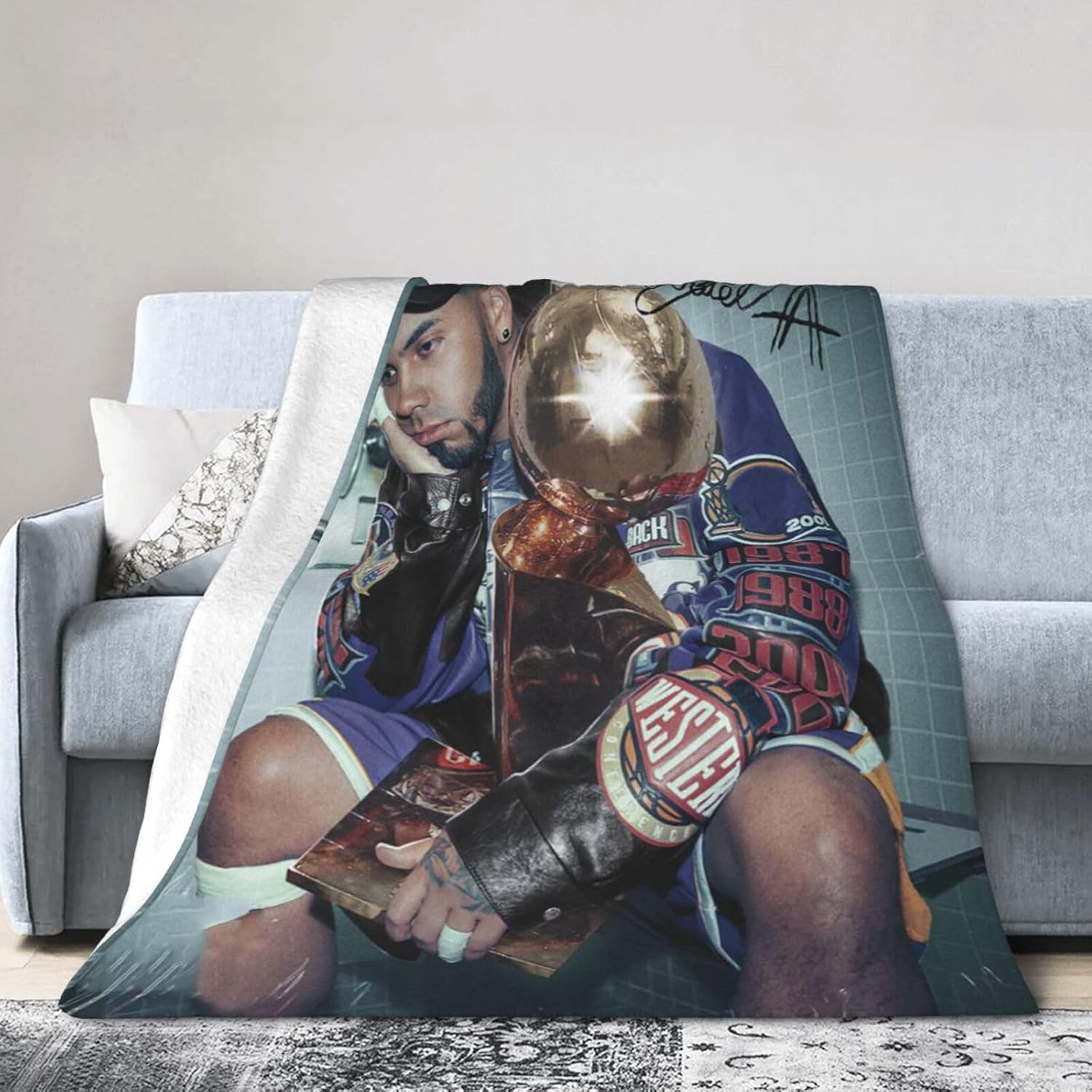 Amazon.com: Anuel Rapper Aa Singer Las Leyendas Nunca Mueren Blanket ...