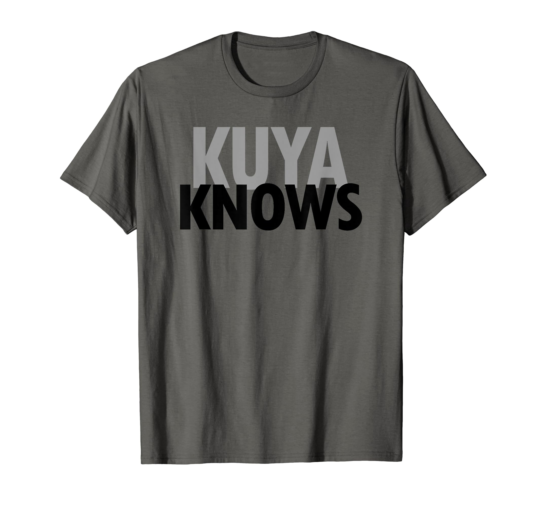 Amazon.com: Kuya Knows Filipino Greatest Brother Pinoy Fun Fam T-shirt ...