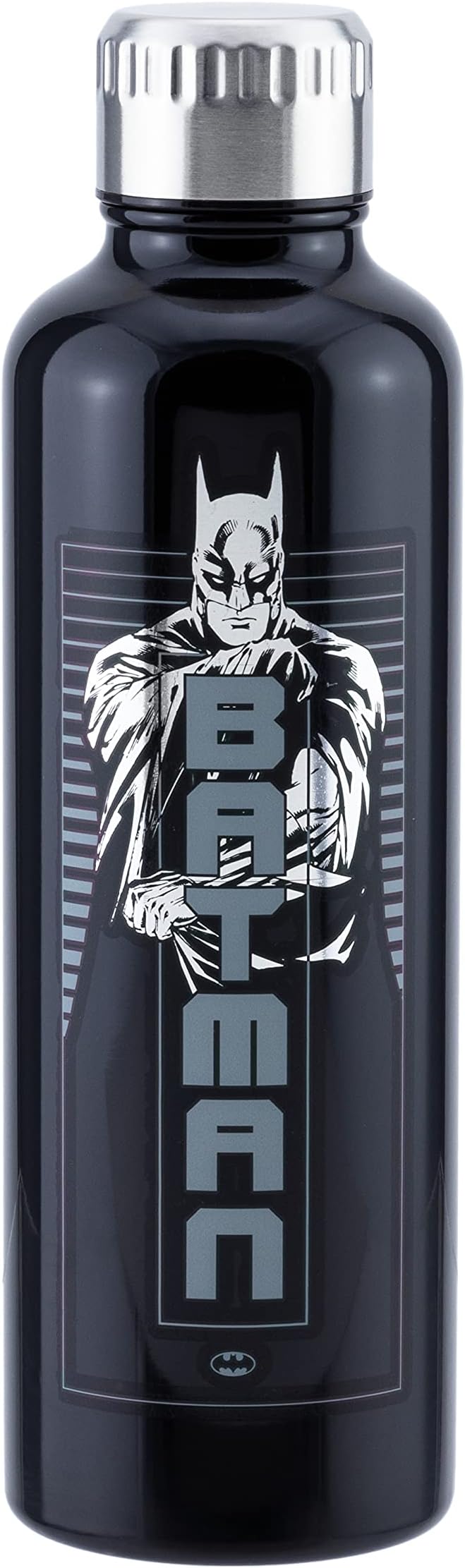 Amazon.com: Silver Buffalo Batman Stainless Steel Water Bottle ...