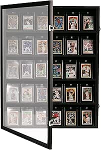 Amazon.com: Premium Sports Card Display Case - 35 Graded Trading Card ...