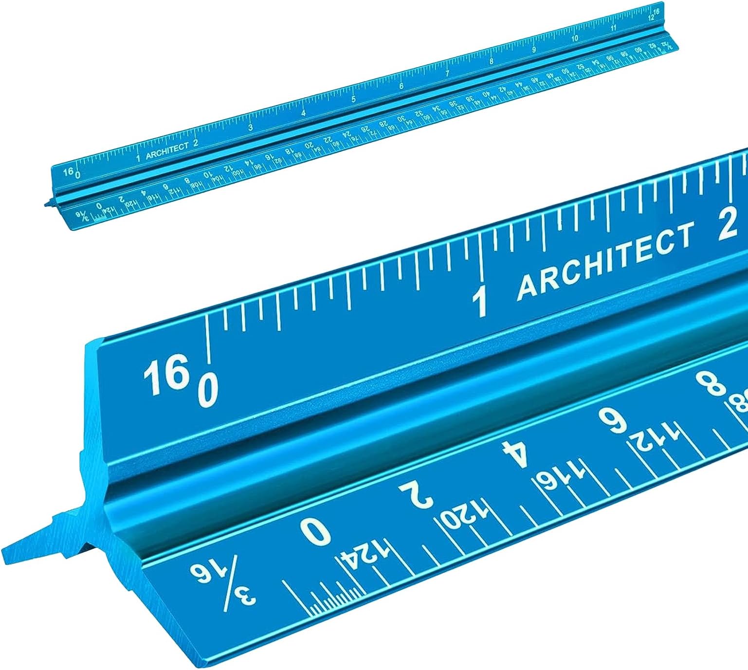 Amazon.com: 12" Architectural Scale Ruler Aluminum Architect Scale ...