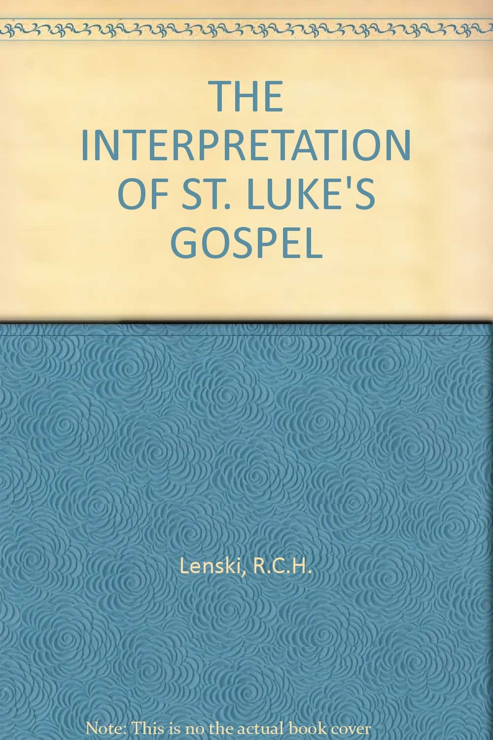 Buy Interpretation of St. Luke's Gospel: Gospel of St Luk Book Online ...