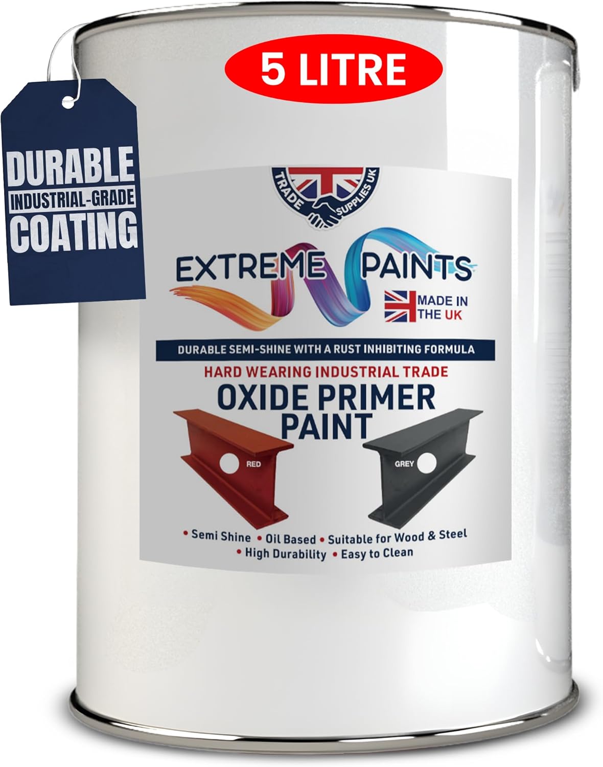 TRADE SUPPLIES UK - Extreme Paints Oxide Primer - Rust-Inhibiting ...