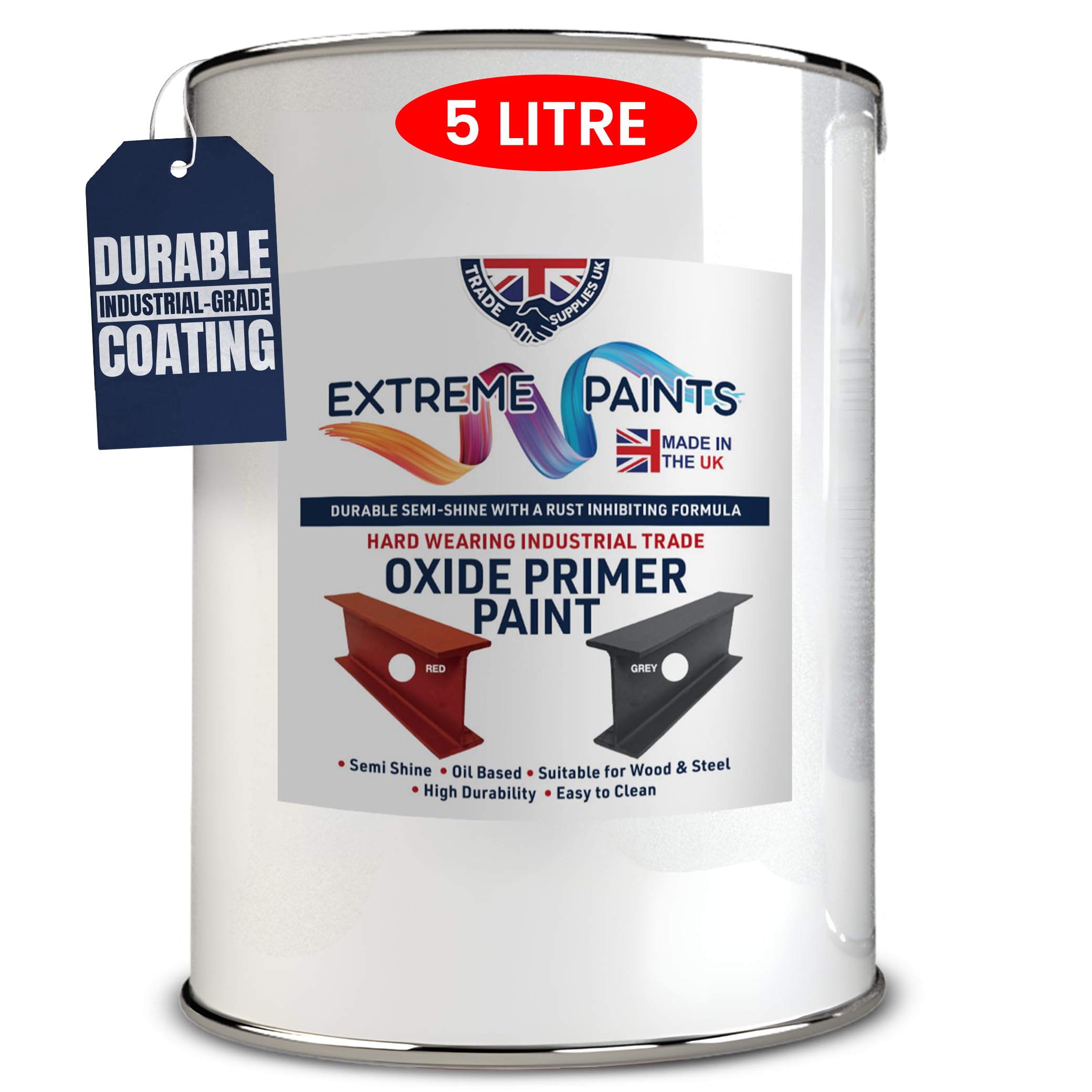 TRADE SUPPLIES UK - Extreme Paints Oxide Primer - Rust-Inhibiting ...