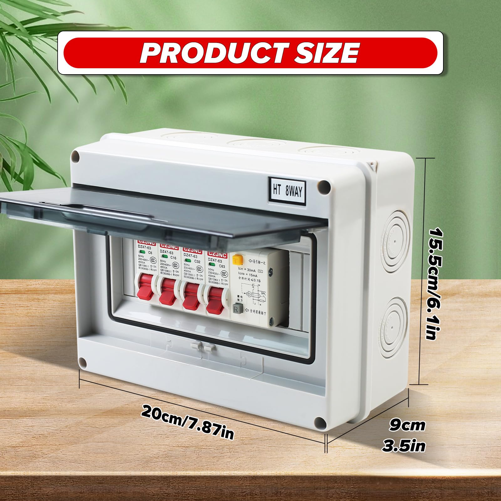 2 Way Consumer Unit VIFERR Consumer Unit, 3 Way Leakage Circuit Breaker ...