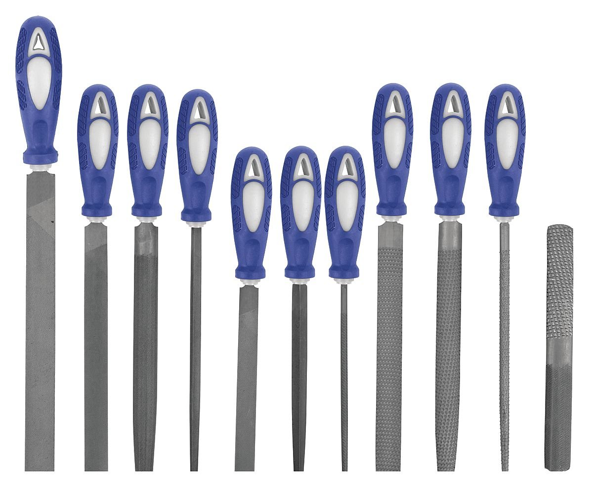Hand File Set, Bastard/Smooth, 11 Pc: Amazon.com: Industrial & Scientific