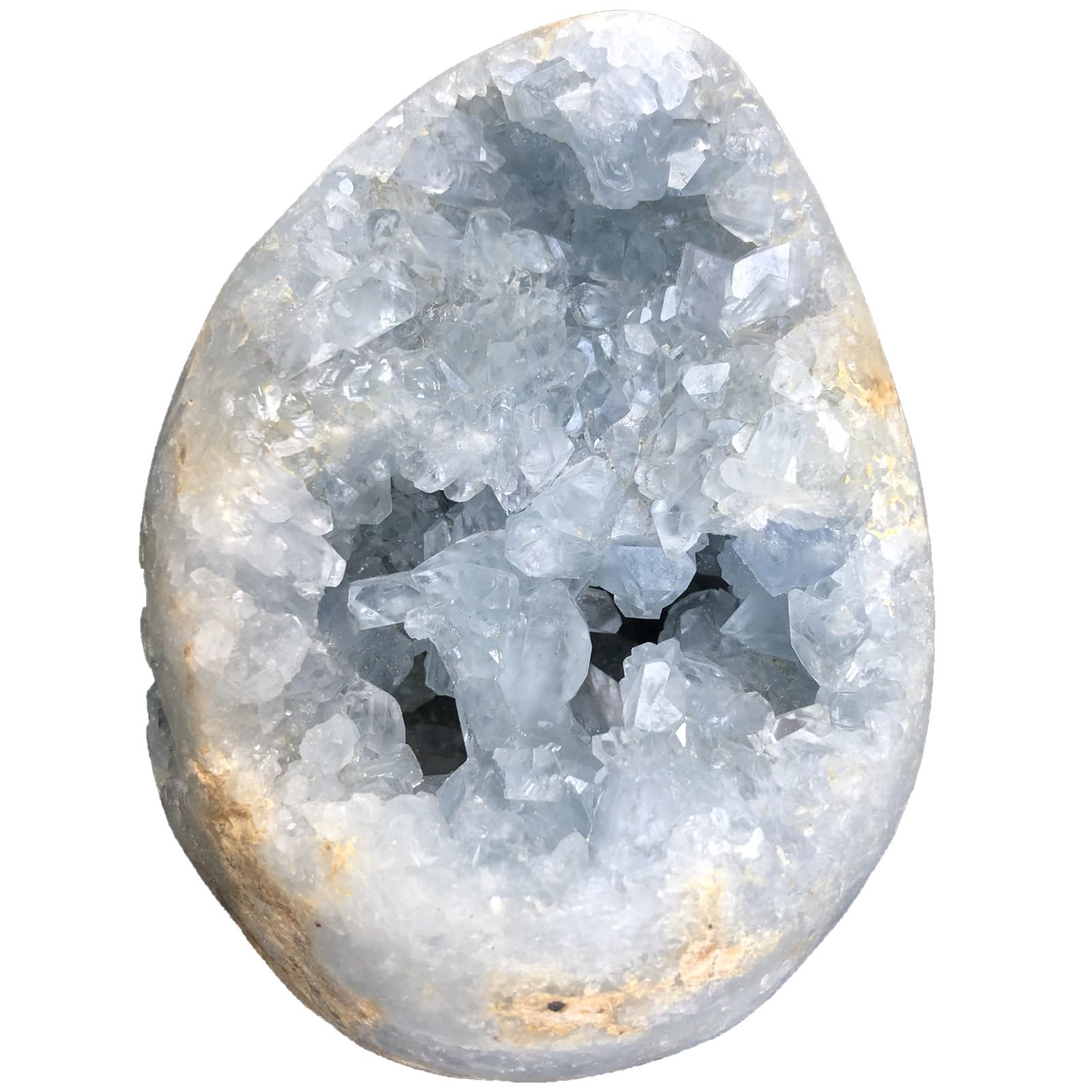 Amazon.com: MOGEMT Extra Large Raw Blue Celestite Crystal Geode Natural ...