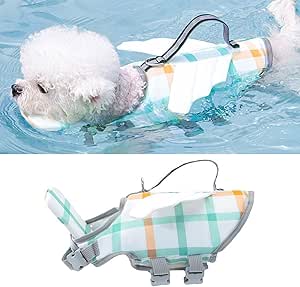 Amazon.com : MANON ROSA Dog Life Jacket with Reflective Stripes ...
