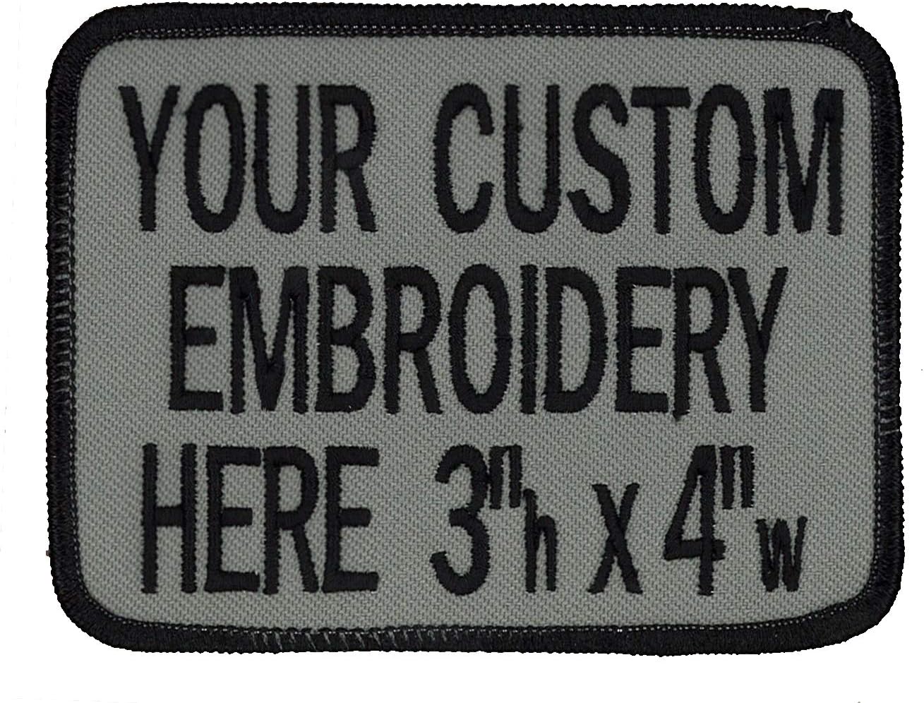 Amazon.com: 3in X 4in Custom Personalized Embroidered Patch for ...