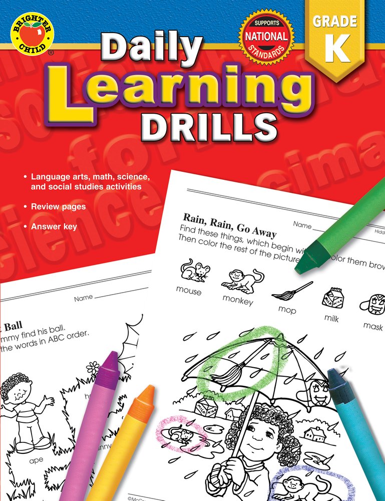 Daily Learning Drills Grade K: Douglas, Vincent, Brighter Child ...