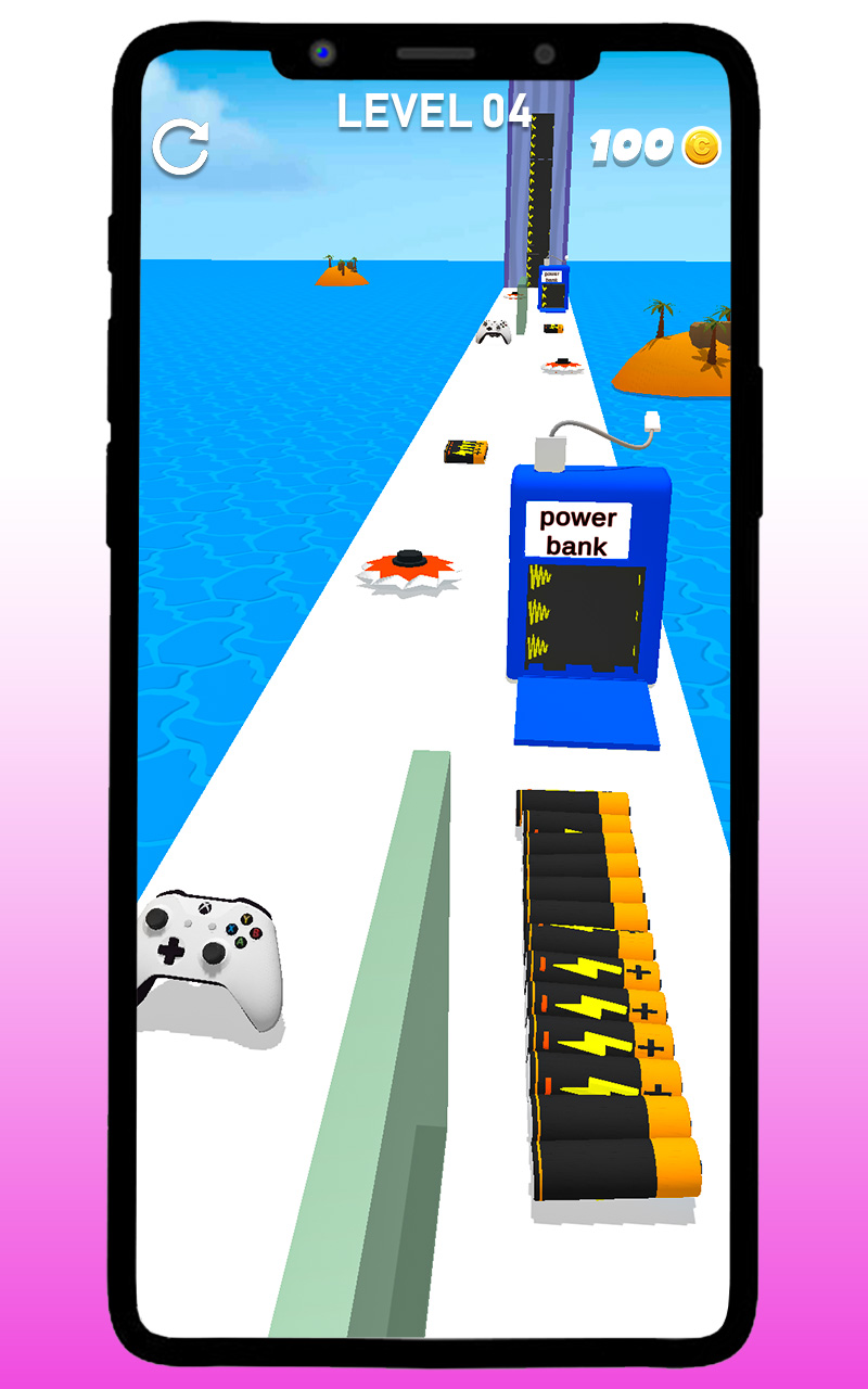 Battery Run Race 3D Stack Rush: Recharge the Toys Challenge Charging ...