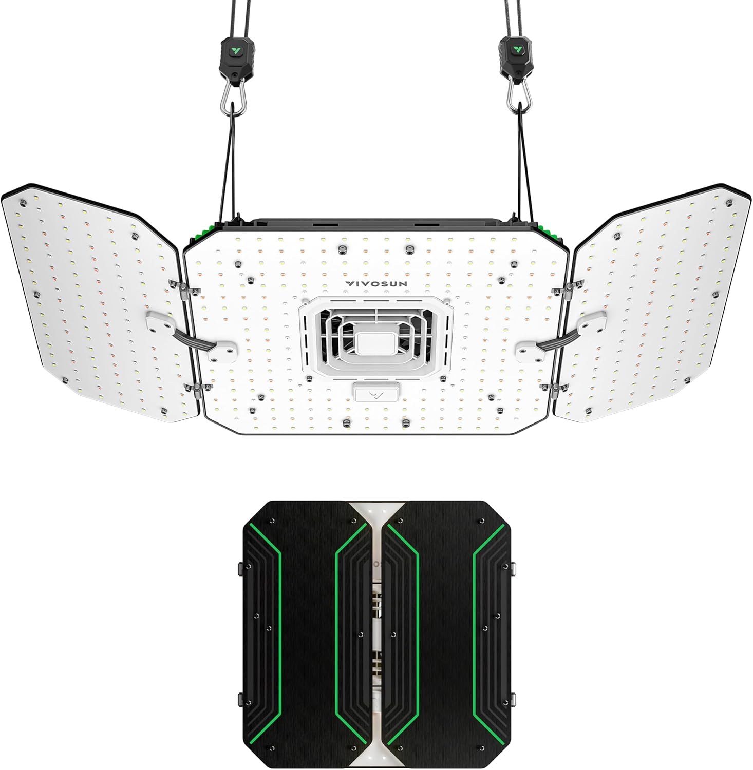 Amazon.com: VIVOSUN AeroLight Wing 200W, Foldable LED Grow Light with ...