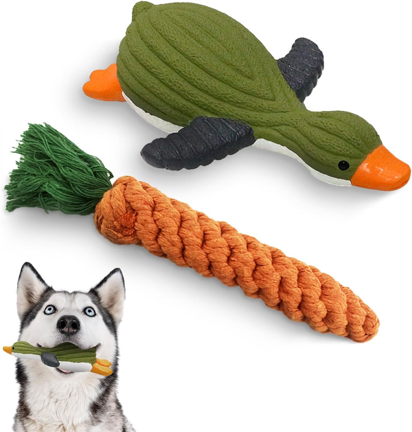 Pet Supplies : Goose Gone Wild Duck Dog Toy Bundle: 3-Pack Vibrant ...