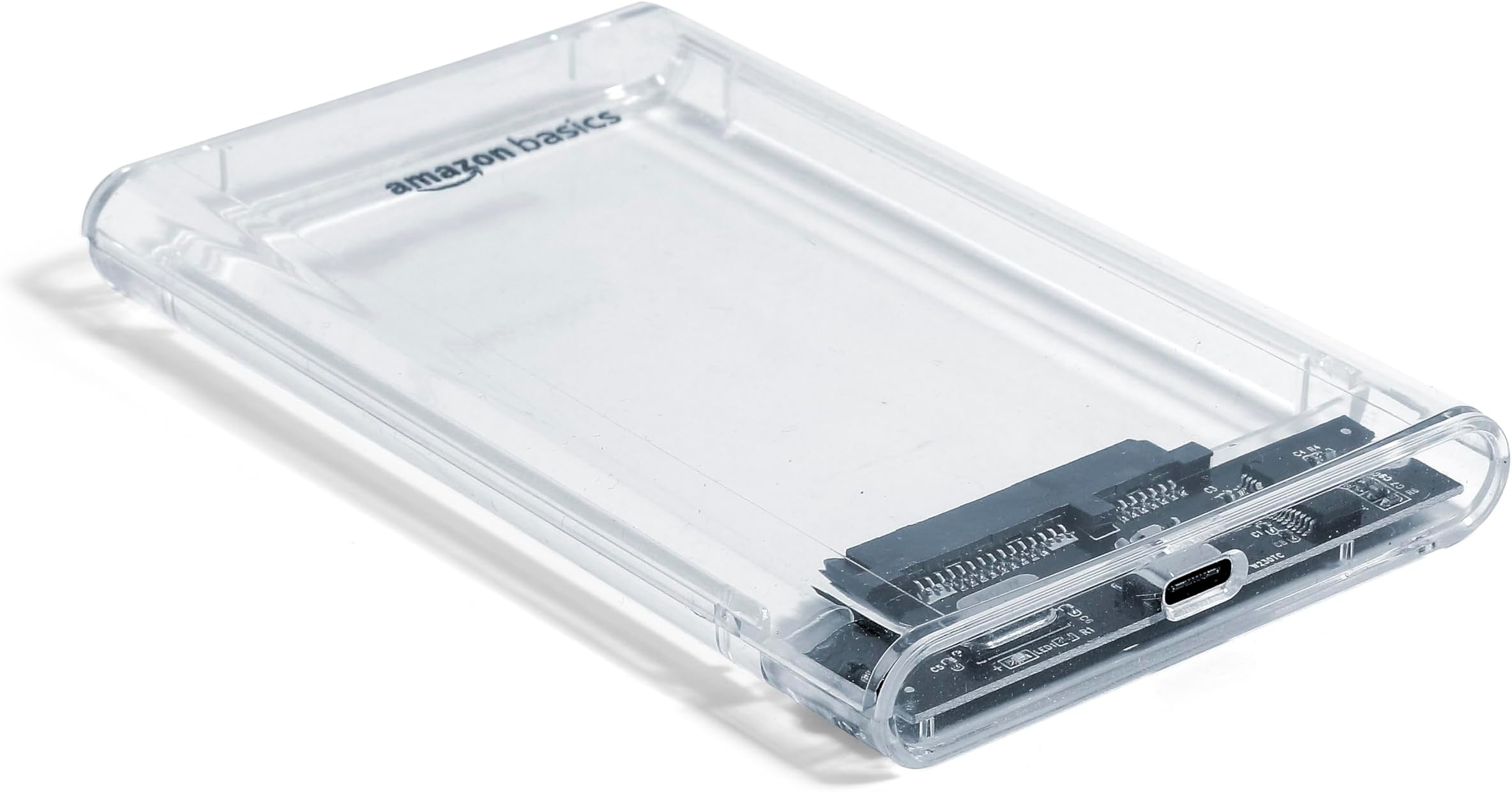 Amazon Basics 2.5" External Hard Drive Enclosure, SATA III to USB Type ...