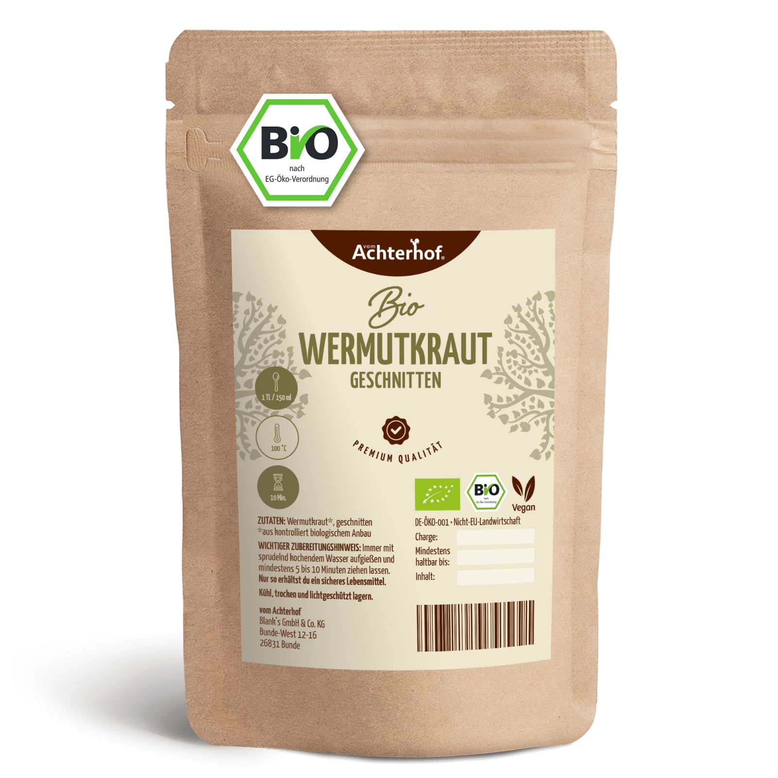 Wermutkraut geschnitten Bio 100g | Bitterkraut | Wermutkraut-Tee ...