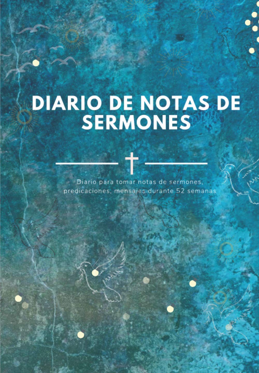 Diario de notas de sermones: El cuaderno se llenará con una nota de ...