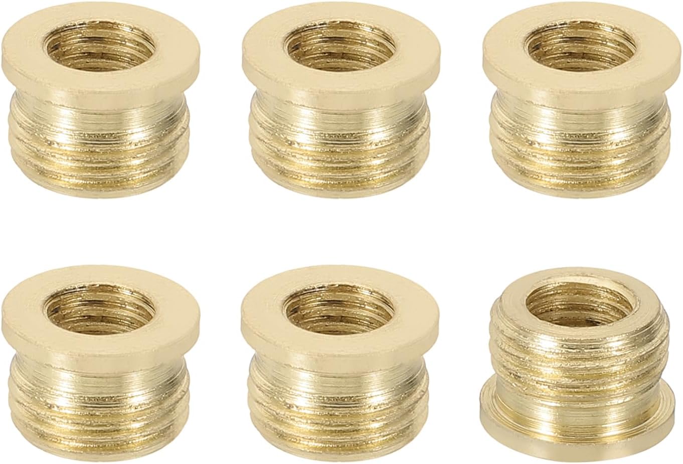 PATIKIL 7mm Lamp Holder Finial Cap Adapters, 6 Pcs Male 1/8 IP (3/8 ...