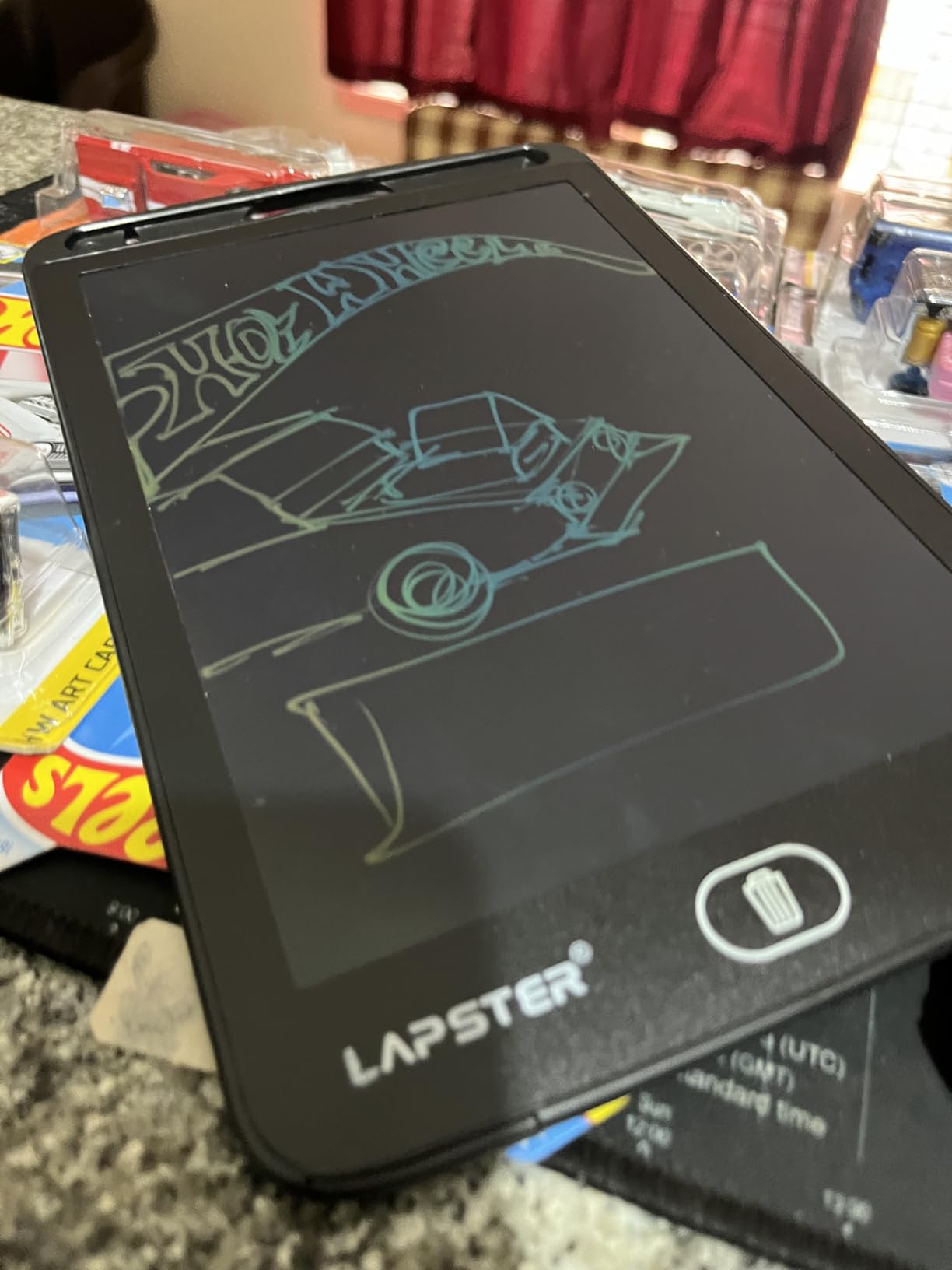 Amazon.in: Buy Lapster Multicolour LCD Writing Tablet 8.5 inches Screen ...