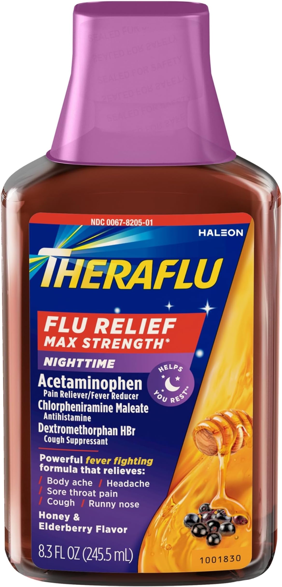 Amazon.com: Theraflu Max Strength Daytime Flu Symptom Relief - 8.3 fl ...