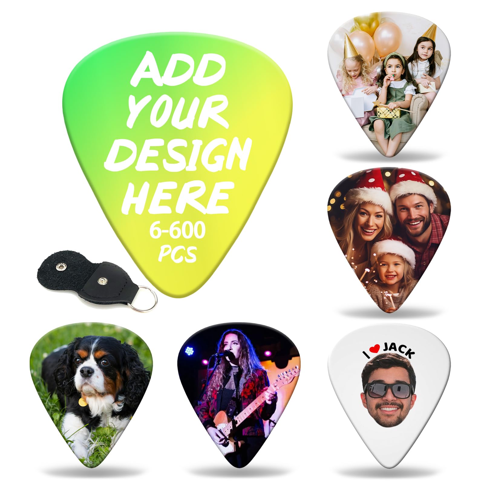 Tortex Guitar Picks Custom Guitar Picks 6-180 Pack Double-sided ...
