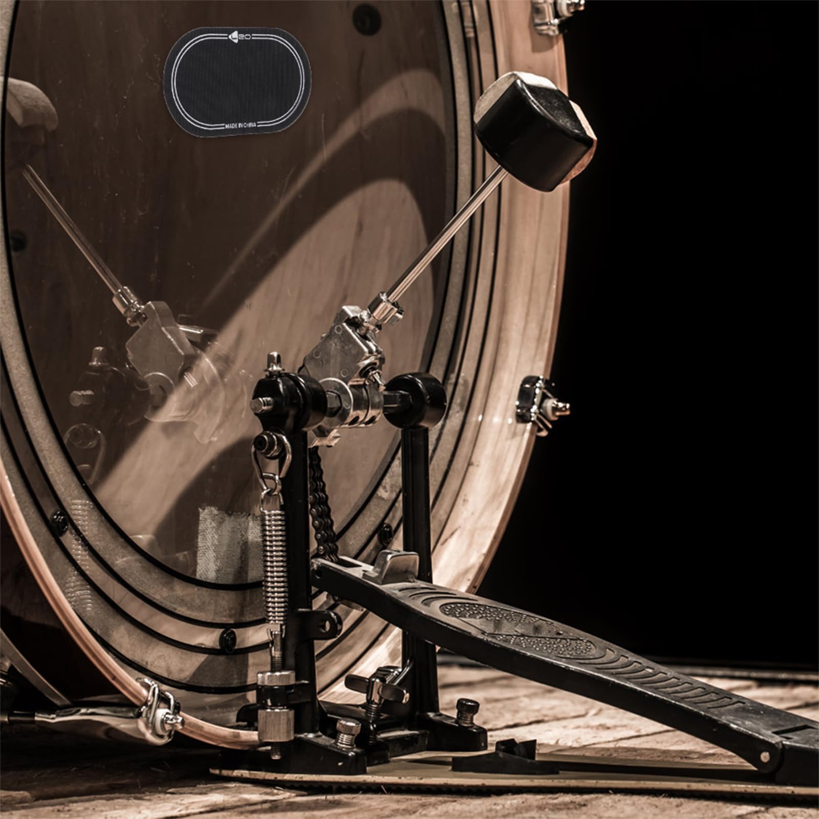 Snapklik.com : 2 Pcs Drum Kit Screen Protector Drum Sticker Pad Oval ...