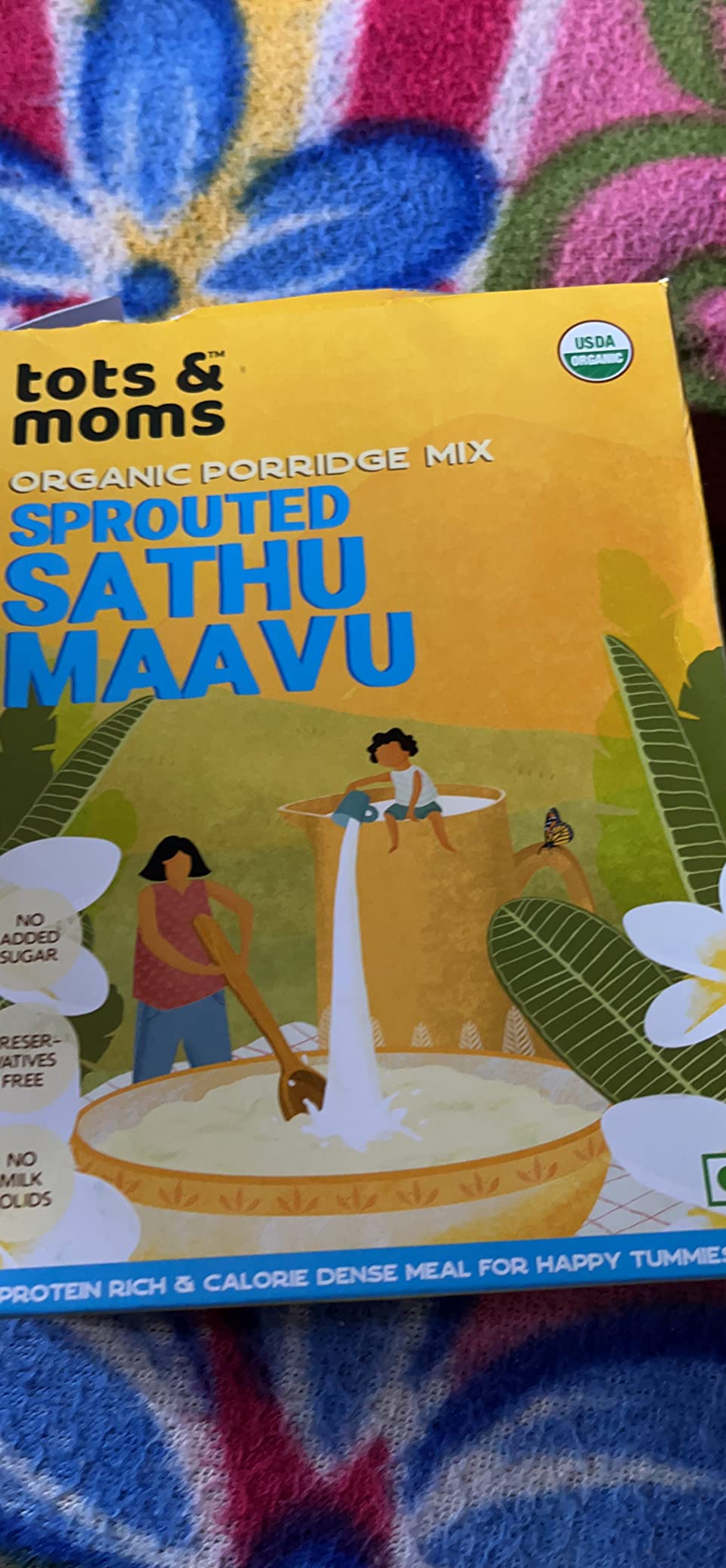 TOTS AND MOMS Foods Sprouted Sathu Mavu - Multigrain Health Mix ...