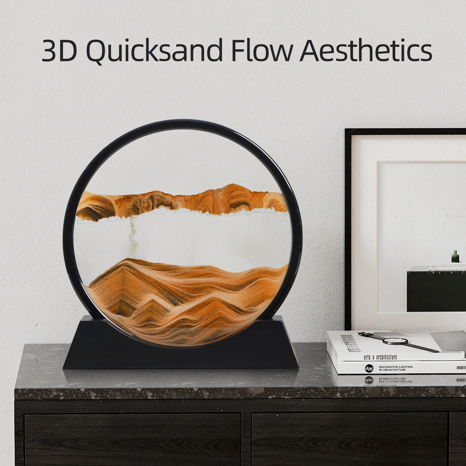 Snapklik.com : KPNUWN Moving Sand Art Liquid Motion, 3D Deep Sea ...