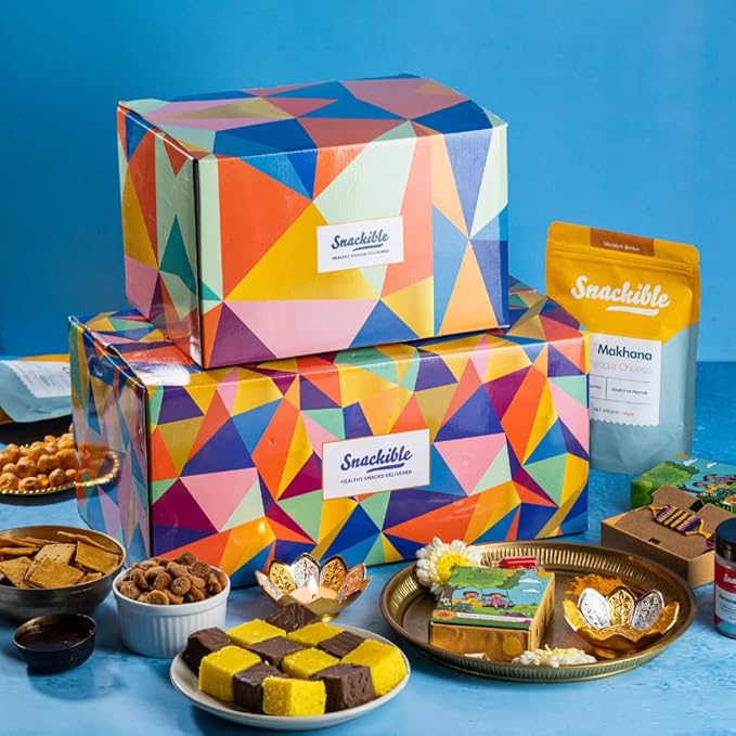 Snackible x Phool Ultimate Brother's Rakhi Gift Box | Box of 11 Healthy ...
