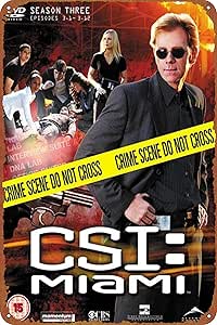Amazon.com: CSI: Miami Movie Posters Tin Signs Retro Metal Movie Tins ...