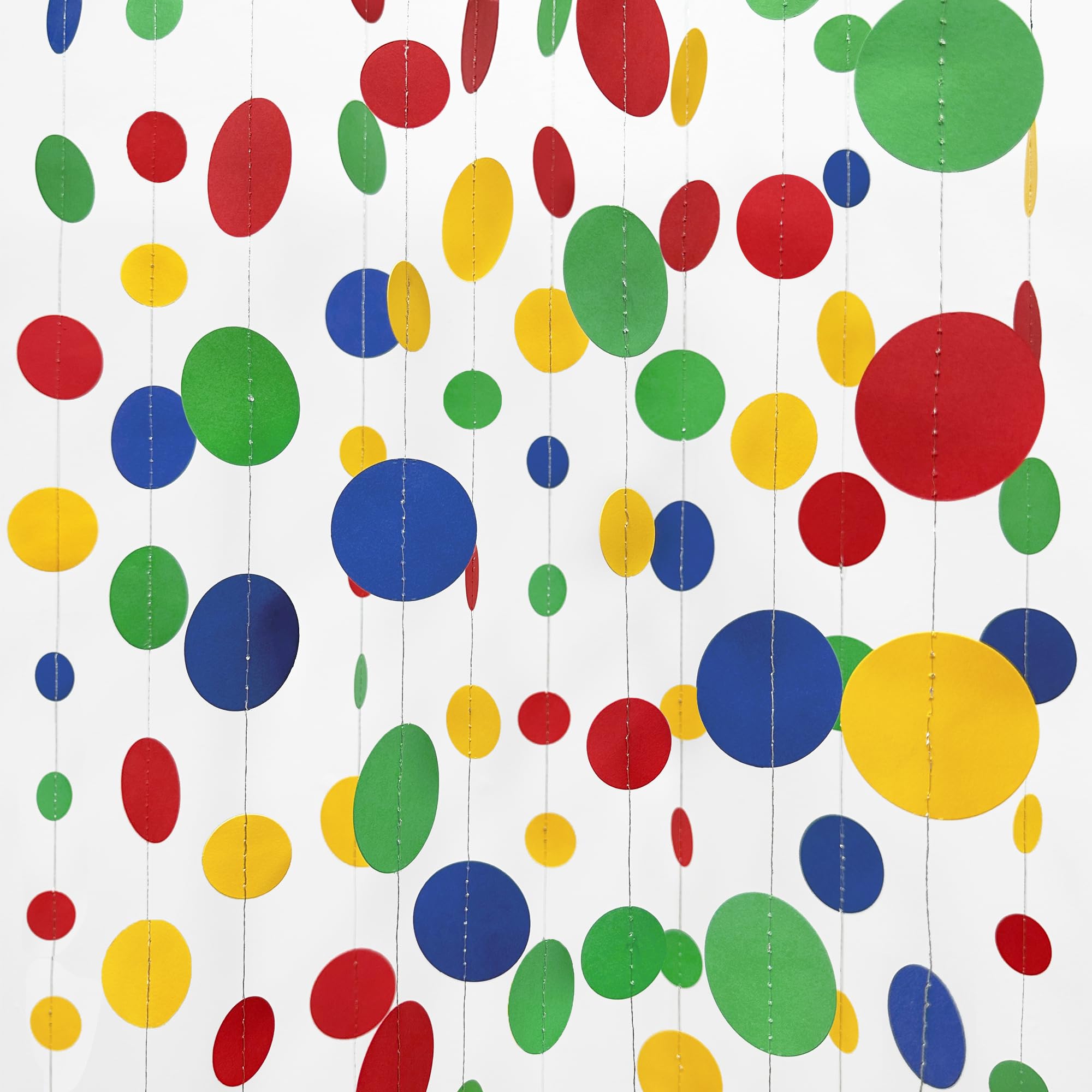 Primary Color Polka Dot Background