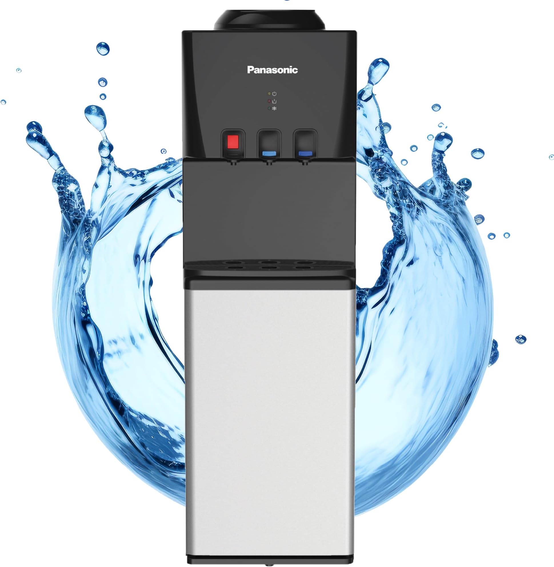 Panasonic Top Loading Water Dispenser, SDM-WD3128, 3-Tap Hot, Cold ...