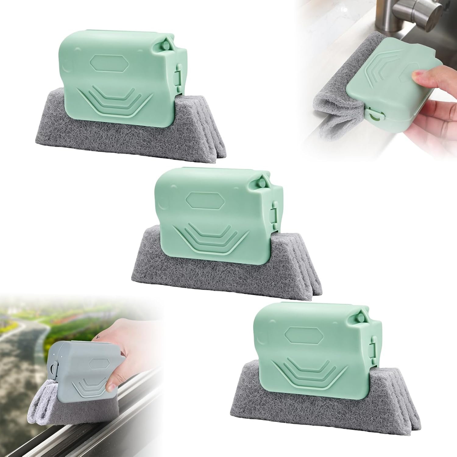 Amazon.com: Magic Window Track Cleaner - 2024 New Groove Cleaning Brush ...