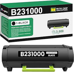 Amazon.com: B231000 Black Toner Cartridge (with Chip) Replacement for ...