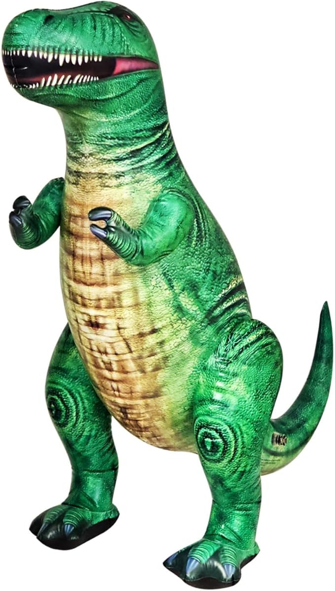Amazon.com: Jet Creations 37" Tall T-rex, Self Standing Inflatable ...