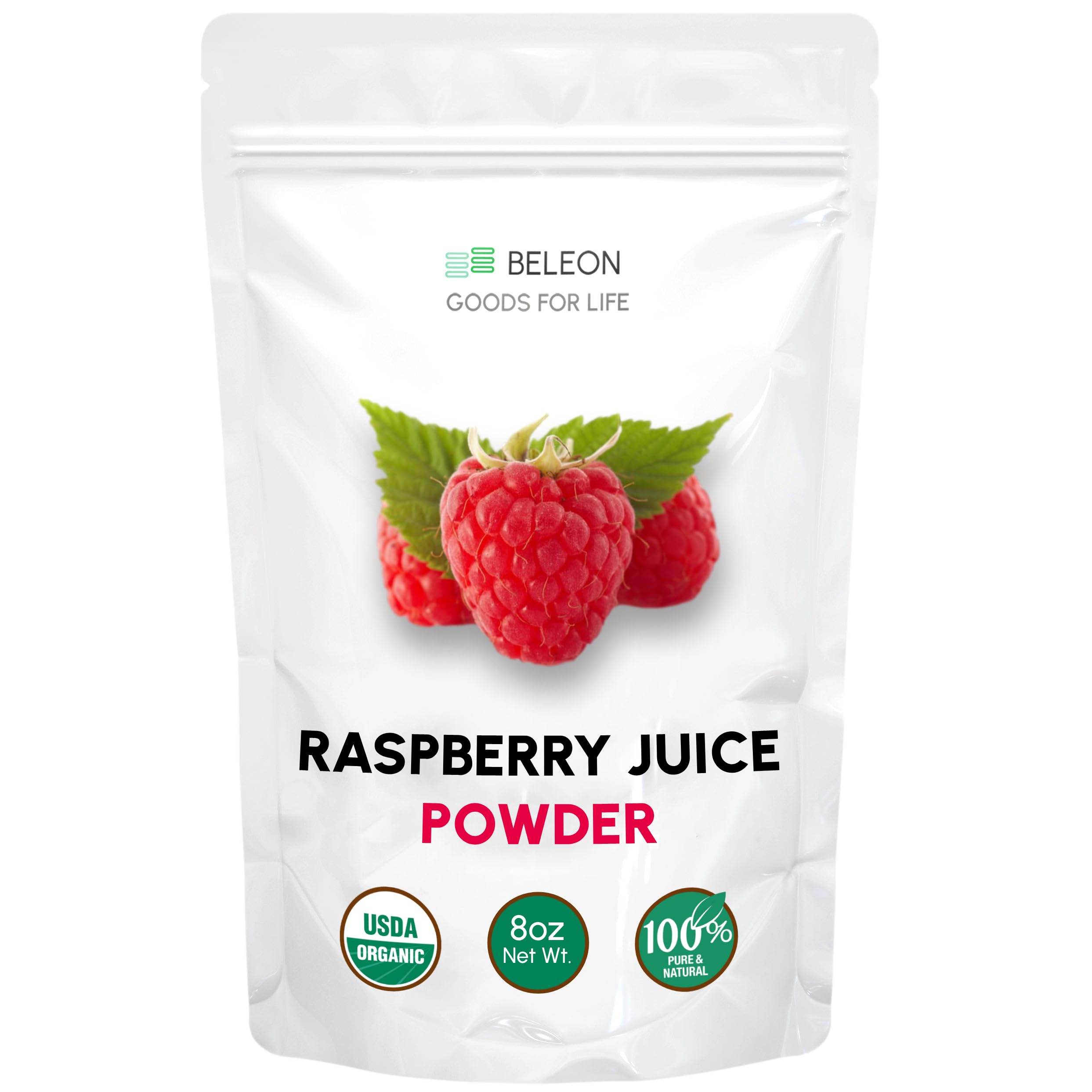 Amazon.com: Organic Raspberry Powder, Pure All Natural Raspberry Powder ...