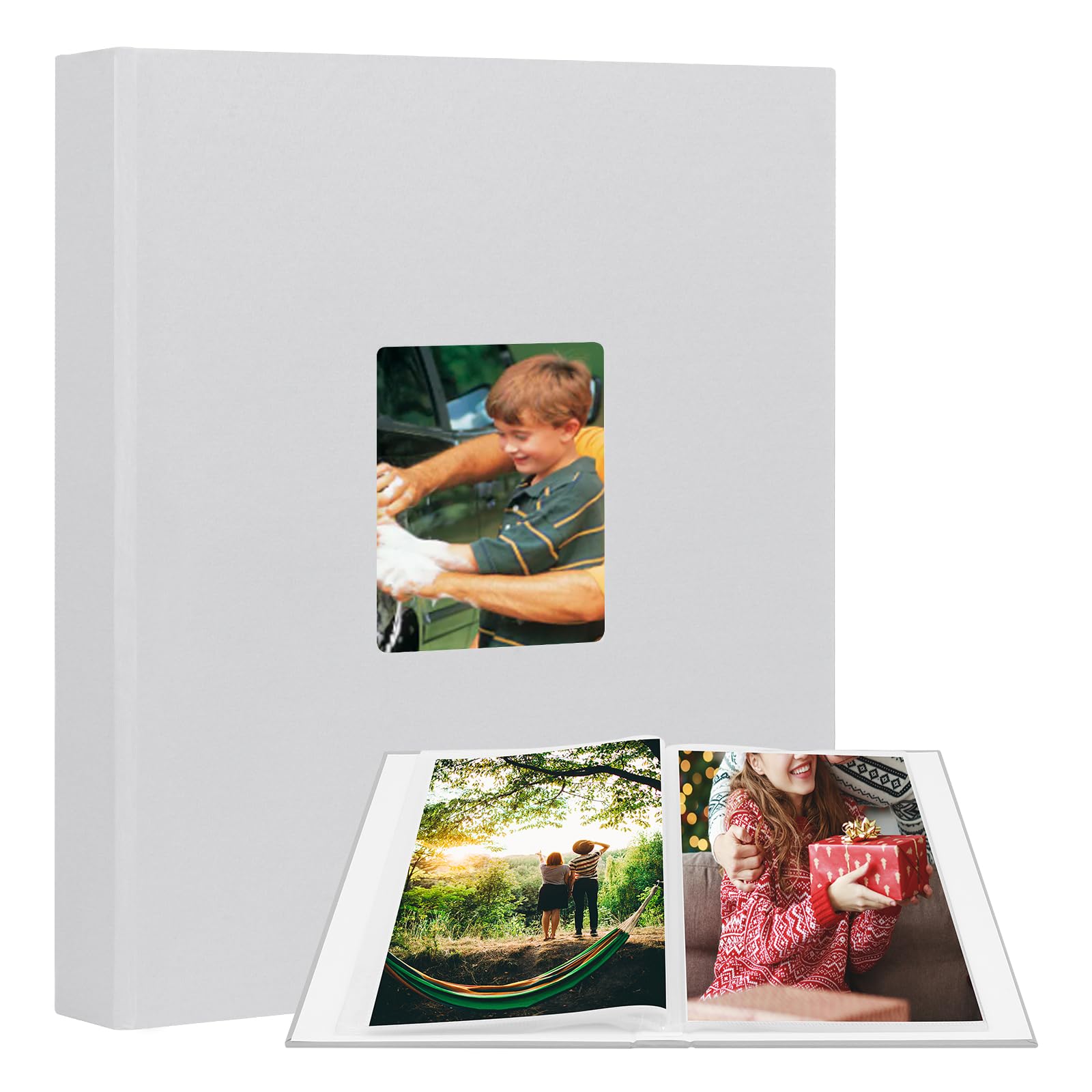 Snapklik.com : Aevdor 11x14 Photo Album Holds 64 Photos, Linen Cover ...