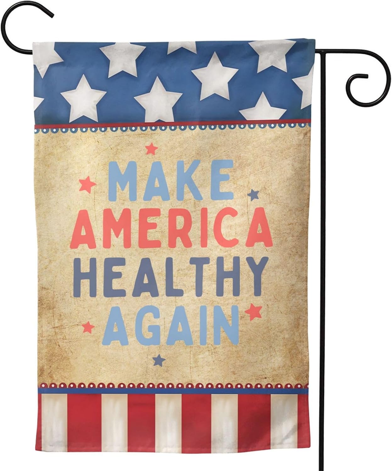 Amazon.com : Maha make america healthy again garden flag double-sided ...