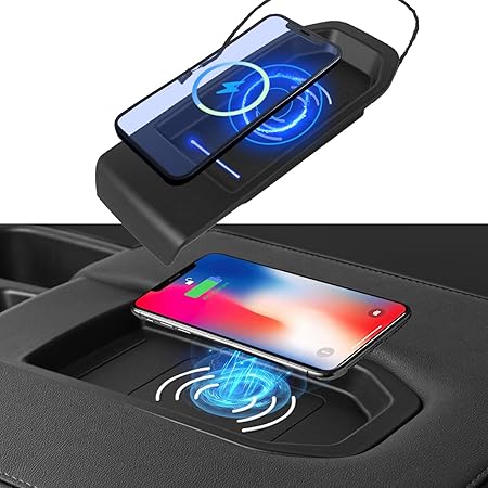 Amazon.com: Bomely Fit Chevrolet Silverado GMC Sierra Wireless Charger ...