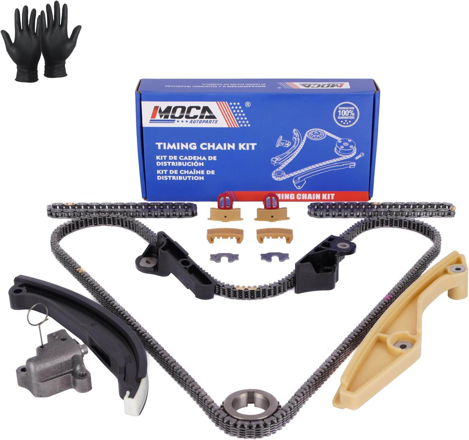 Amazon.com: LEAPTREND 90738S Timing Chain Kit with VVT Cam Phaser Fit ...