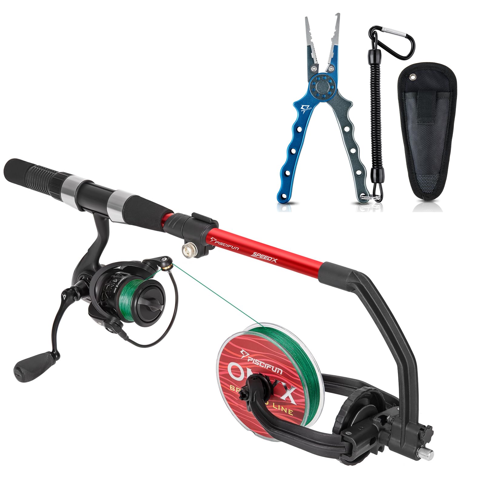 Amazon.com : Piscifun Speed X Fishing Line Winder with Fishing Pliers ...