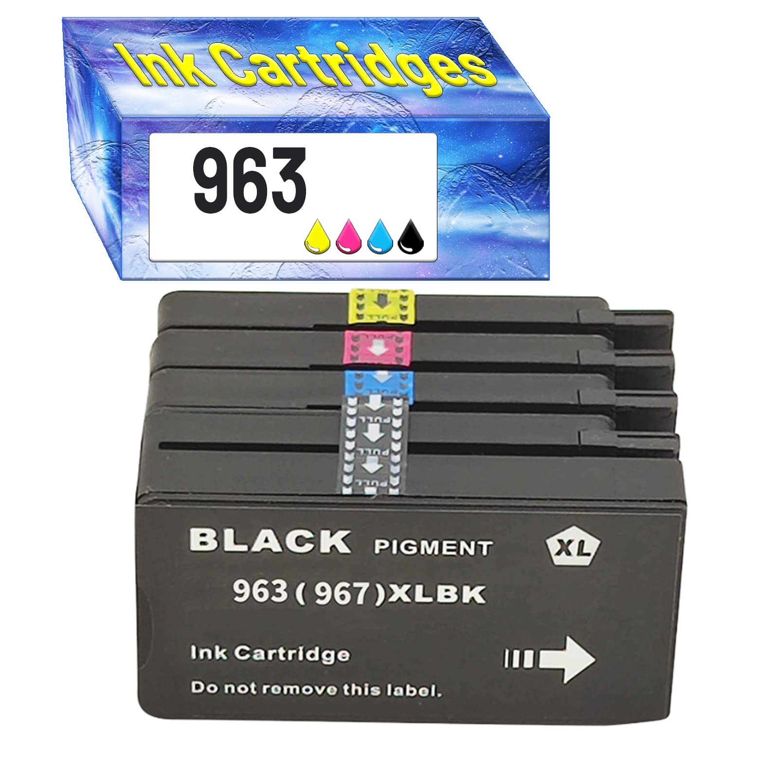 Amazon.com: 963 Ink Cartridges Replacement for HP 963XL 967XL ...