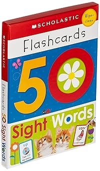 50 Sight Words Flashcards: Scholastic Early Learners (Flashcards ...