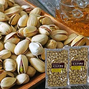 Amazon.co.jp: ピスタチオ 有塩 440g 220g×2袋 小分け 小袋 入り メール便 スナック チャーム お通し 乾きもの : 食品・飲料・お酒