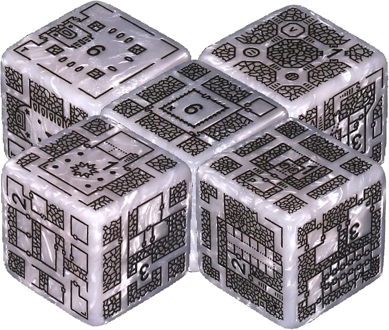 Amazon.com: DungeonMorph Dice Explorer Set (Color) : Toys & Games