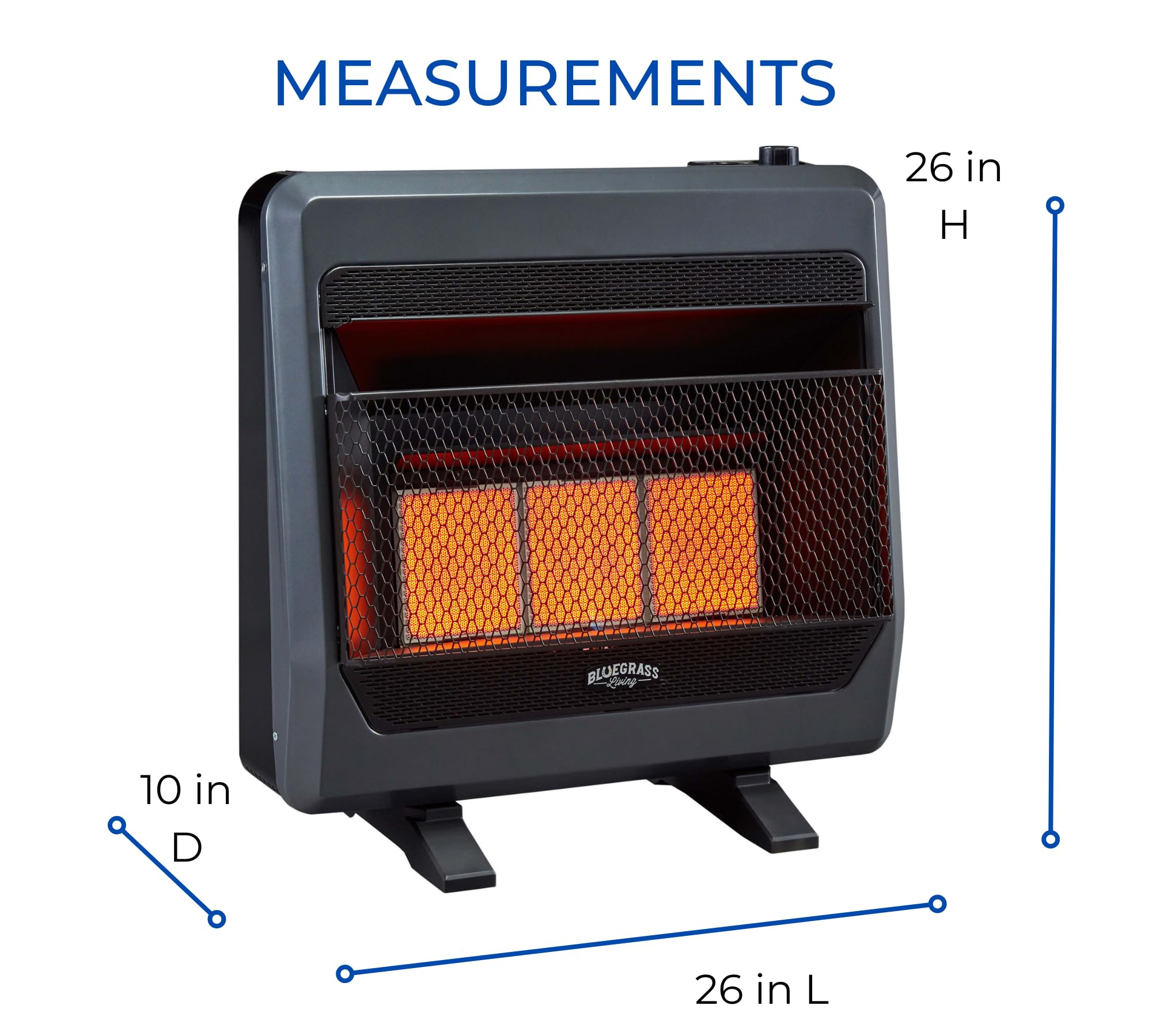 Propane Wall Heaters With Thermostat And Blower Ventless