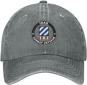 3rd Infantry Division Iraq Combat Veteran Unisex Baseball Cap Cowboy ...