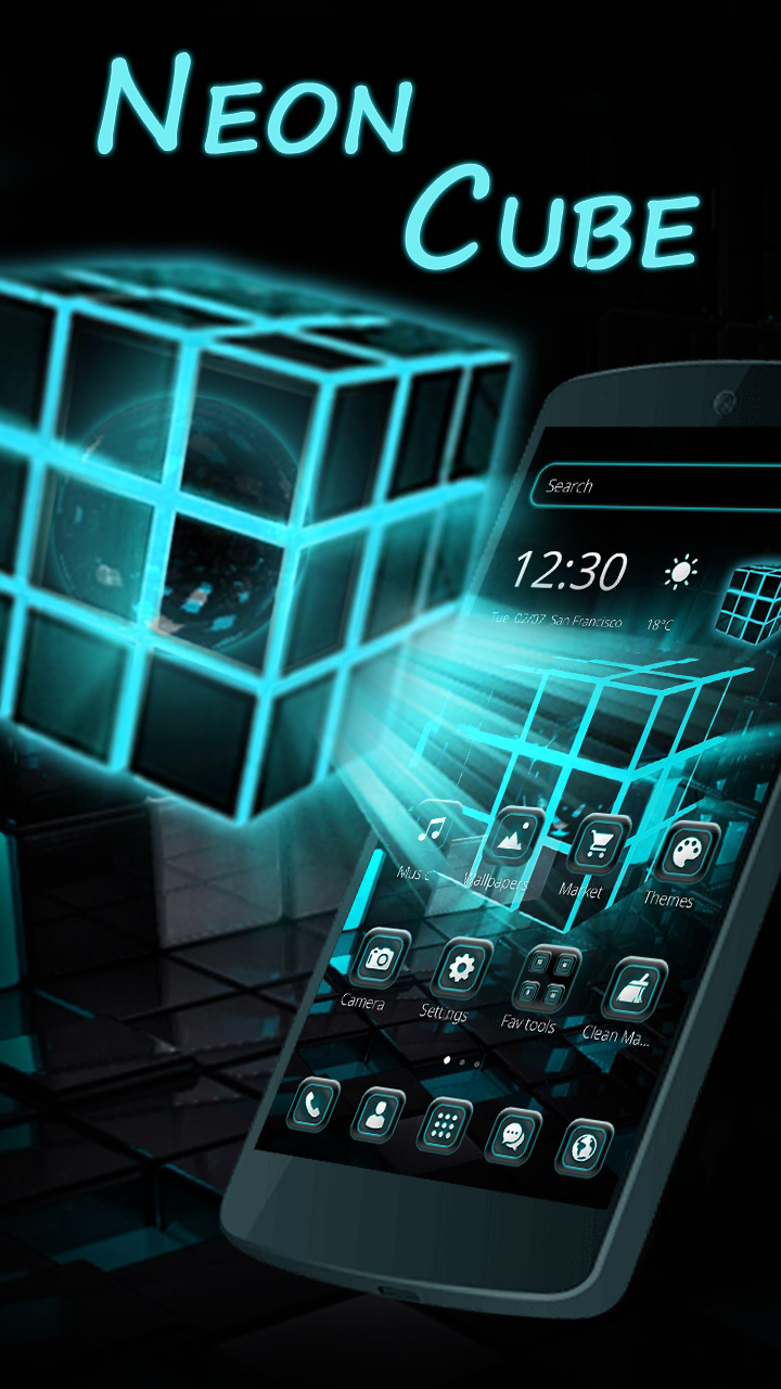 Neon Rubix Cube 2D Theme - Aplicativo na Amazon Appstore